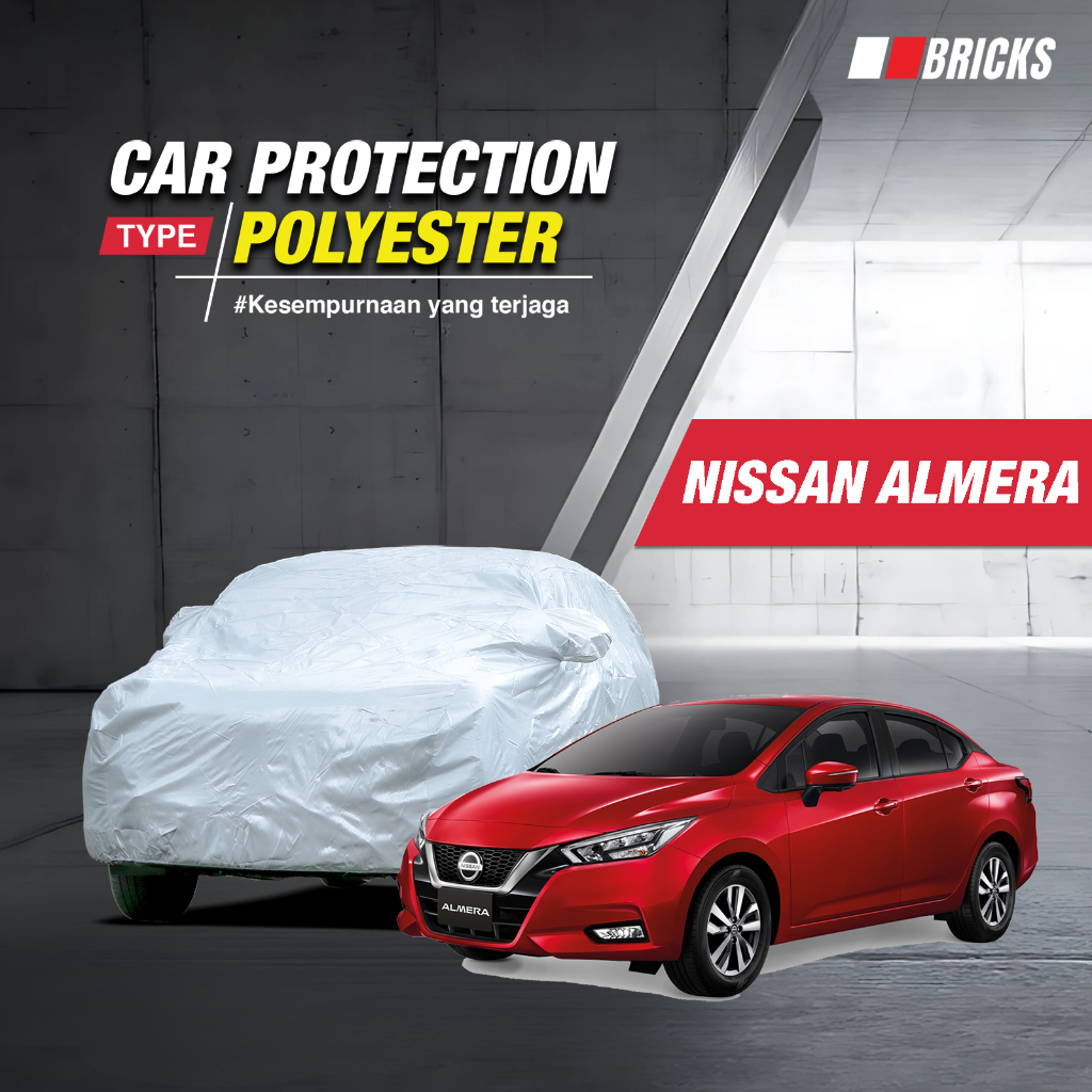 Jual Polyester Cover Almera Penutup Mobil Awet dan Tahan Panas -BRICKS ...