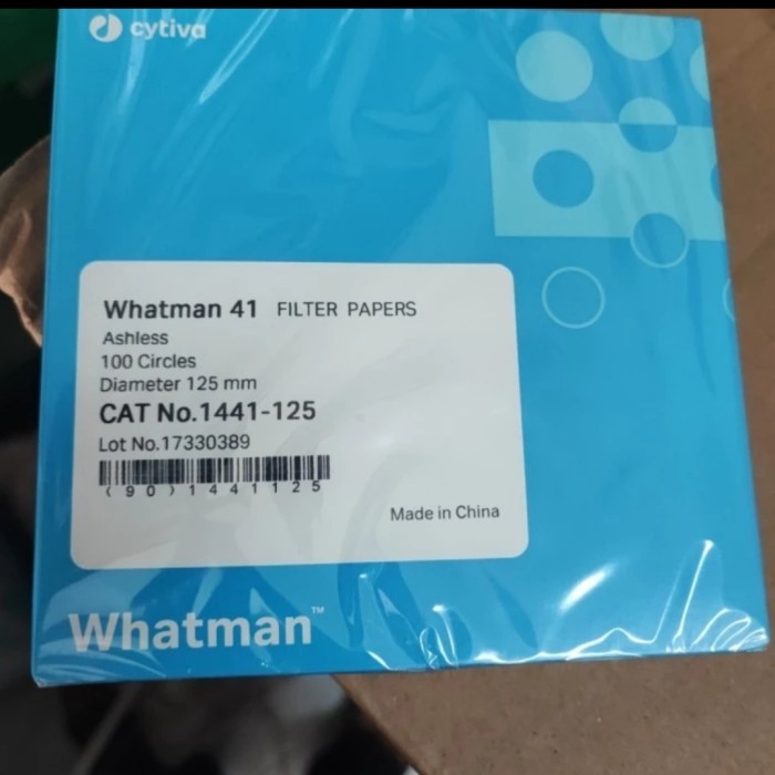 Jual WHATMAN 1441-125 Filter Paper no 41 dia 125 mm Kertas Saring Filtration | Shopee Indonesia