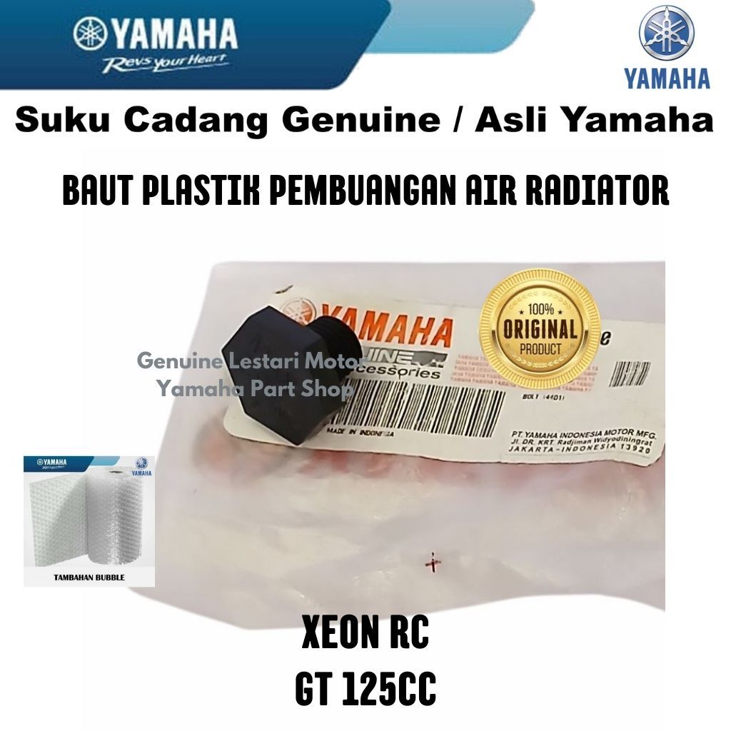 Jual Baut Plastik Pembuangan Air Radiator Xeon Rc Gt 125 Asli Original ...