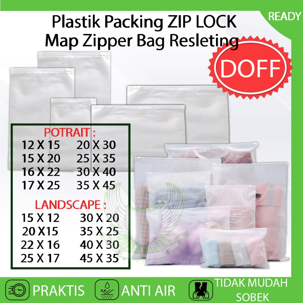 Jual Kantong Plastik Packing ZIPLOCK Anti Air Storage Box Travel Pouch ...