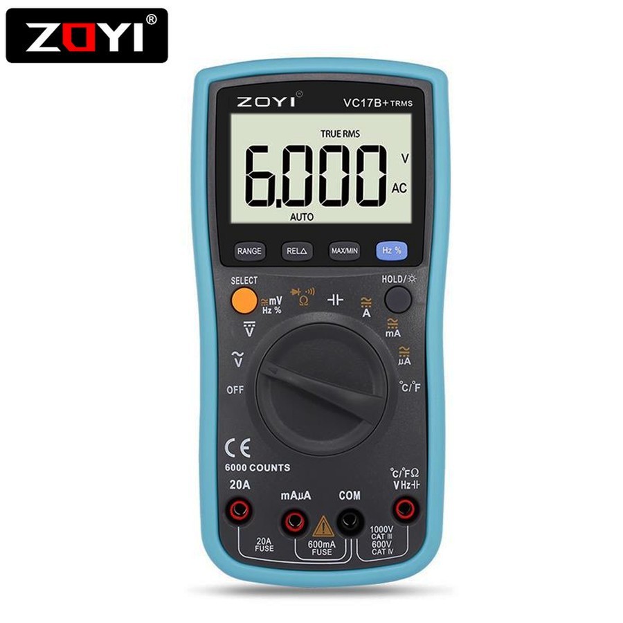 Jual ZOYI VC17B+ Auto Multimeter Digital / Multitester / Avometer ...