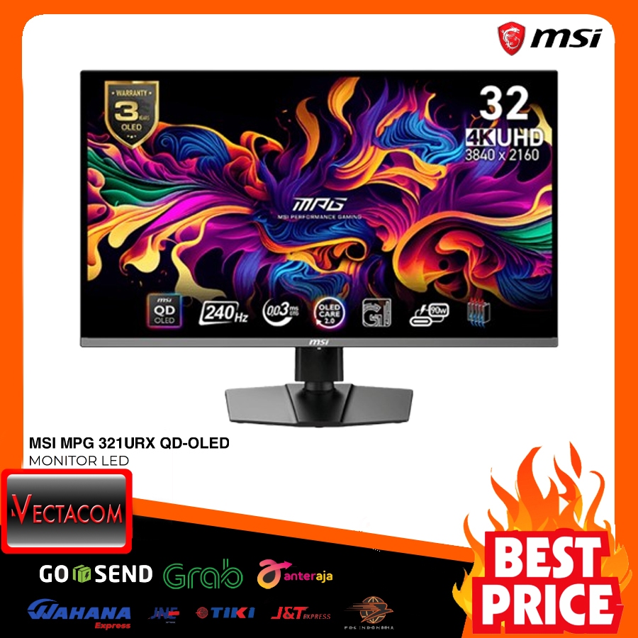 Jual Monitor MSI LED MPG 321URX QD-OLED - 4K UHD 240Hz 32" Inch | Shopee Indonesia
