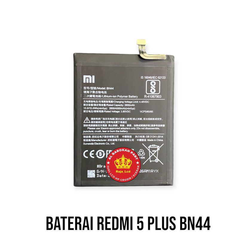 Jual BATERAI REDMI 5 PLUS BN44 | Shopee Indonesia
