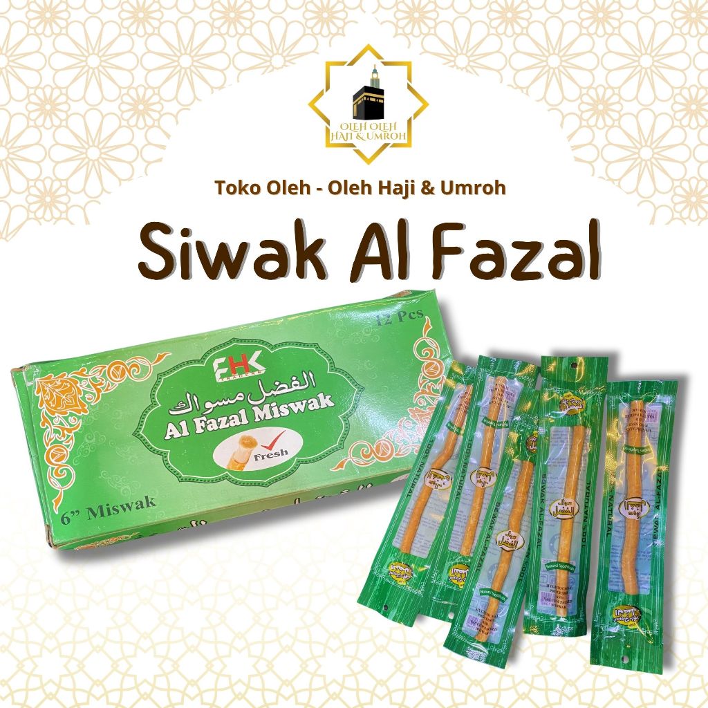 Jual SIWAK AL FAZAL 1 LUSIN SIWAK SUNNAH RASULULLAH SIWAK KERING SIWAK ...