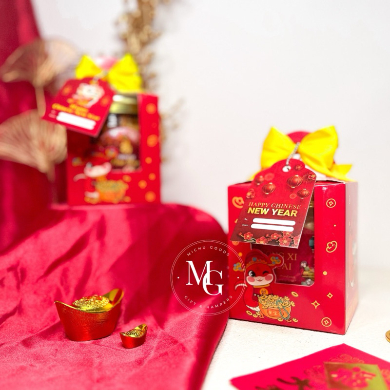 Jual [Ready Stock] Hampers Imlek isi 1 Jar / Hampers Parcel CNY / Bingkisan Imlek 2025 / Parcel ...