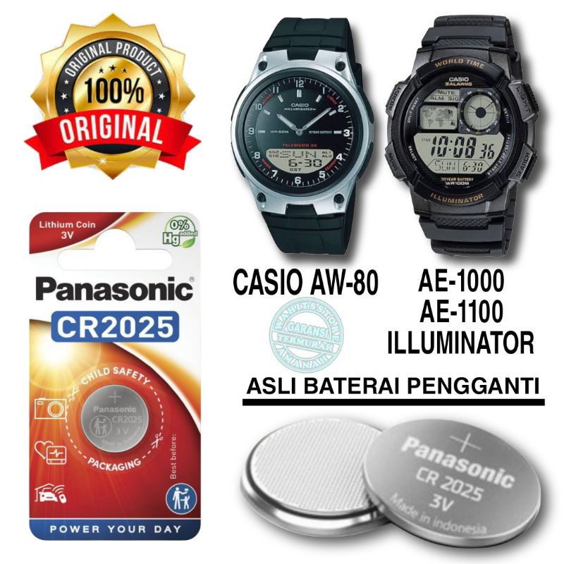 Jual Baterai Jam Tangan CASIO AE1000 AE1100 ILLUMINATOR AE1200 AE1300 ...