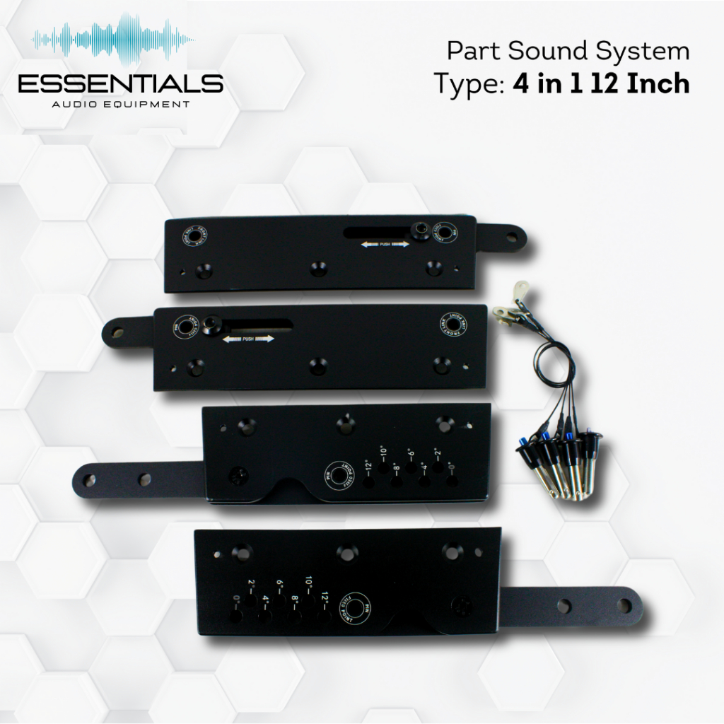 Jual Bracket Line Array 4 in 1 Ukuran Box Speaker 12'' / Breket 4x1 ...