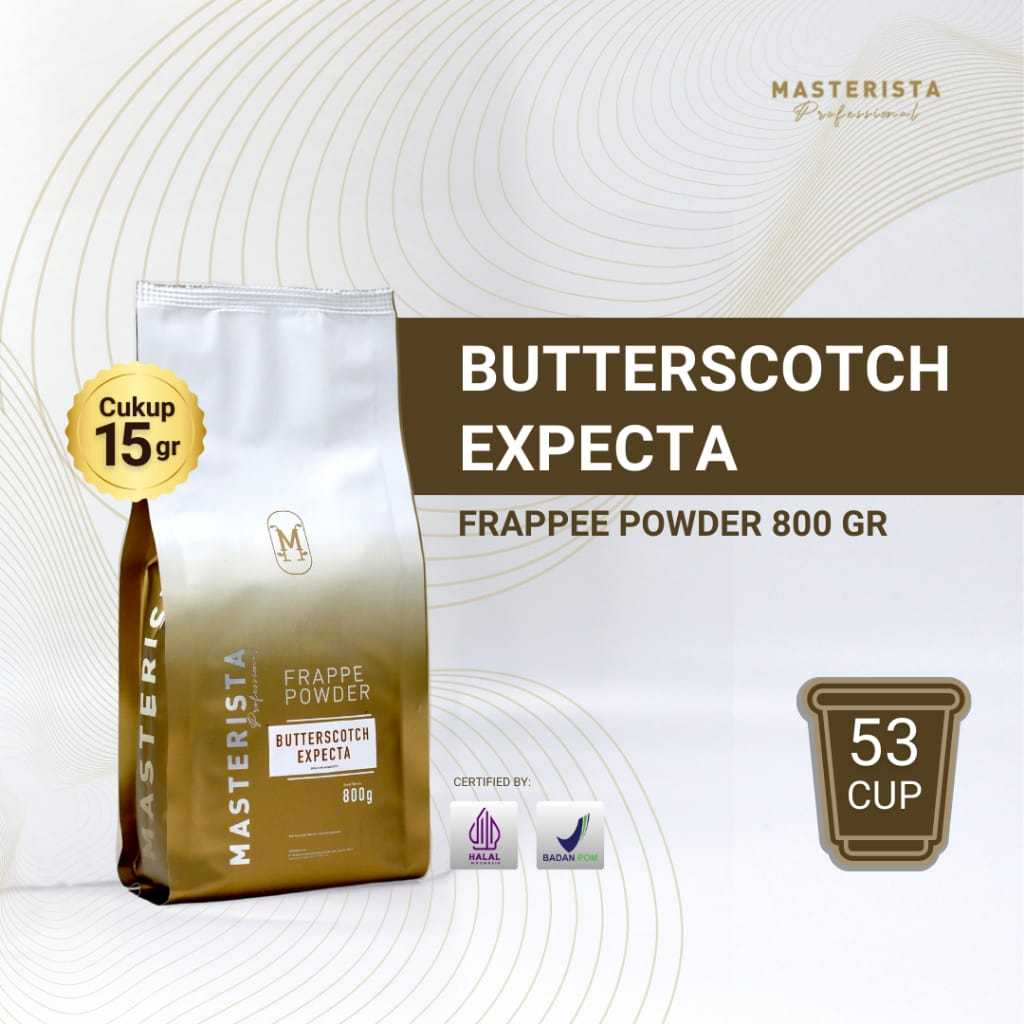Jual Masterista Bubuk Minuman Butterscotch 800gr | Shopee Indonesia