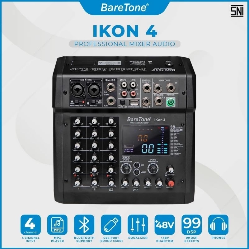 Jual MIXER AUDIO BARETONE IKON4 IKON 4 4CH GARANSI ORIGINAL | Shopee Indonesia