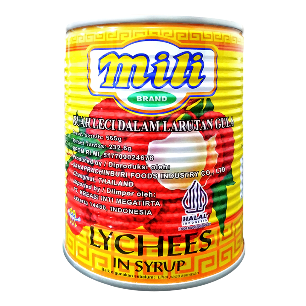 Jual MILI Lychee Kaleng Buah Leci Kaleng 565 gr | Shopee Indonesia