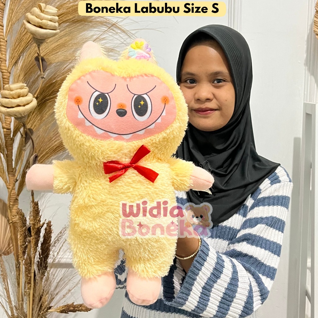 Jual Boneka monster labubu//boneka virall monster lucu muka printing ...