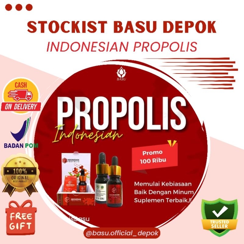Jual INDONESIAN NANO PROPOLIS BASU 1000% ORIGINAL | Shopee Indonesia