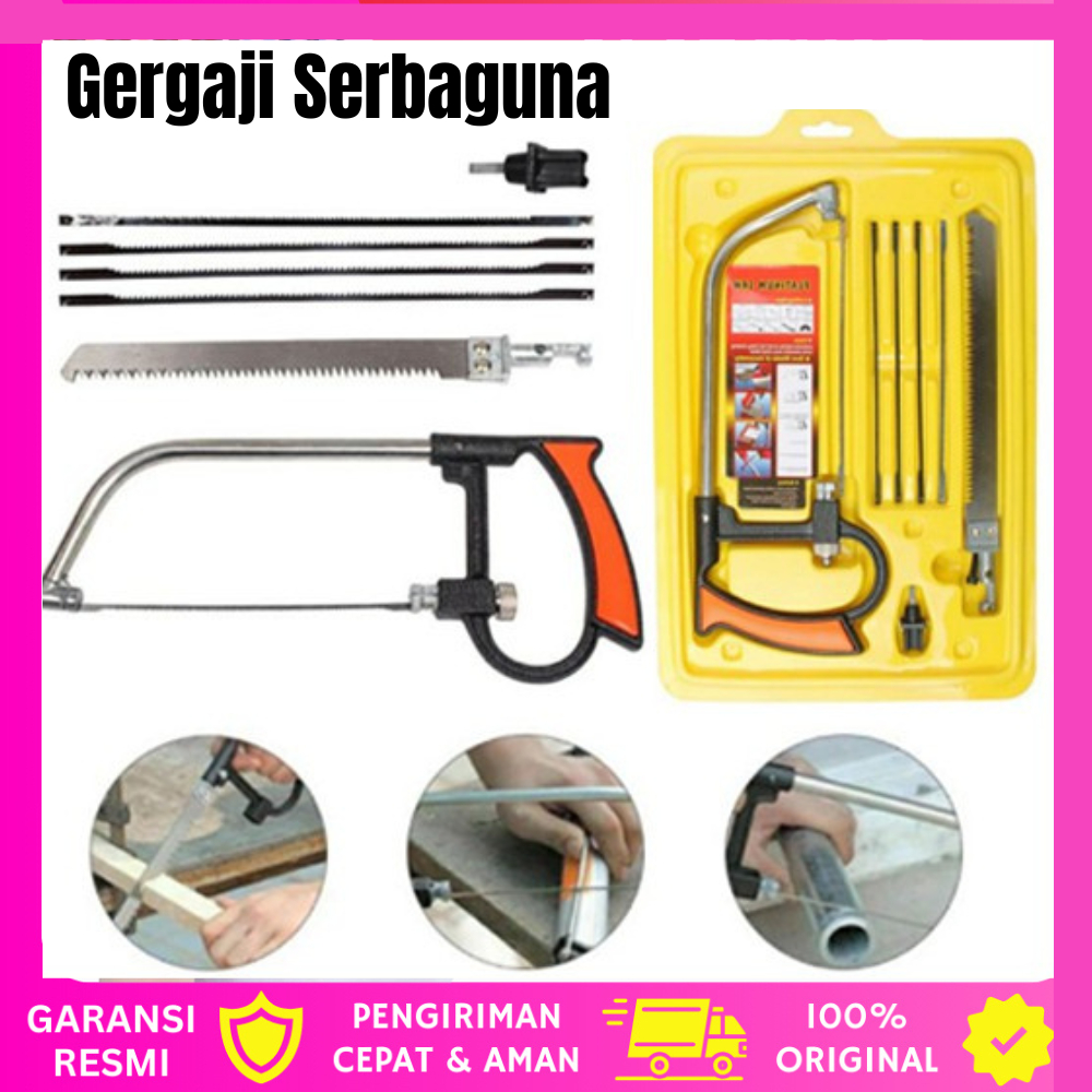 Jual Gergaji Tangan 8 in 1 Handsaw Set Gergaji Multifungsi untuk ...
