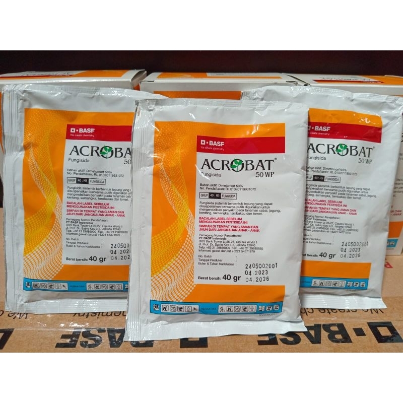 Jual FUNGISIDA ACROBAT 40GR 1 SACHET KEMASAN BARU | Shopee Indonesia