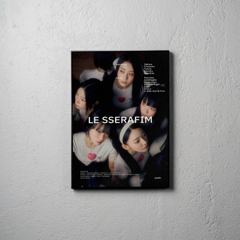 Jual Poster Le sserafim - Frame A3 (29,7cm x 42.0cm) - KPop | Shopee ...