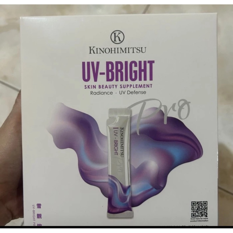 Jual Kinohimitsu UV Bright Pro Beauty Suplemen 1 box 15 sachets ...