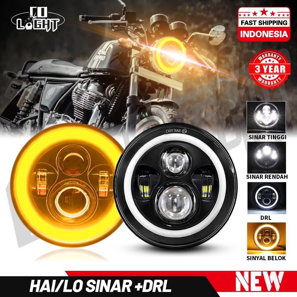 Jual CO LIGHT Headlamp LED Bulat Daymaker Premium Jimny Katana Hardtop ...