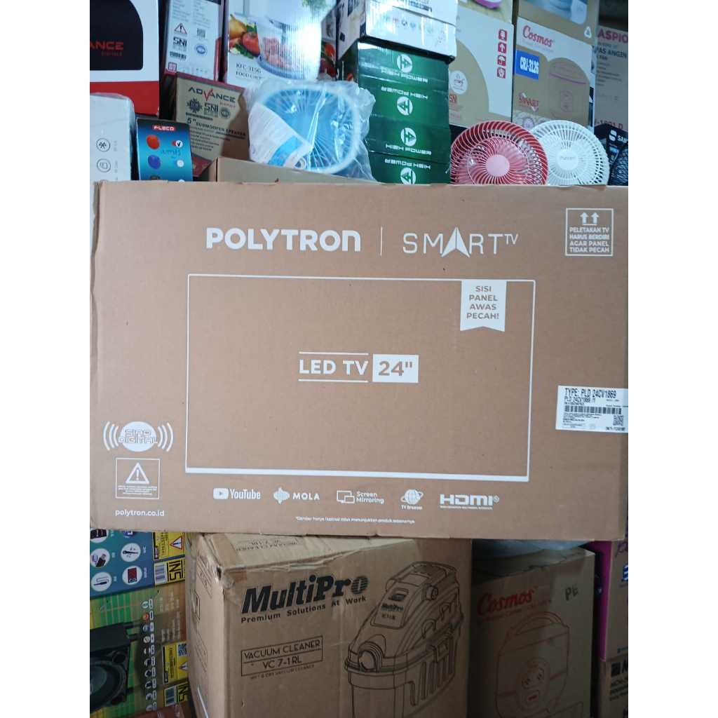 Jual Televisi TV LED Polytron 24 Inch PLD 24 CV 1869 SMART TV Garansi 5 ...
