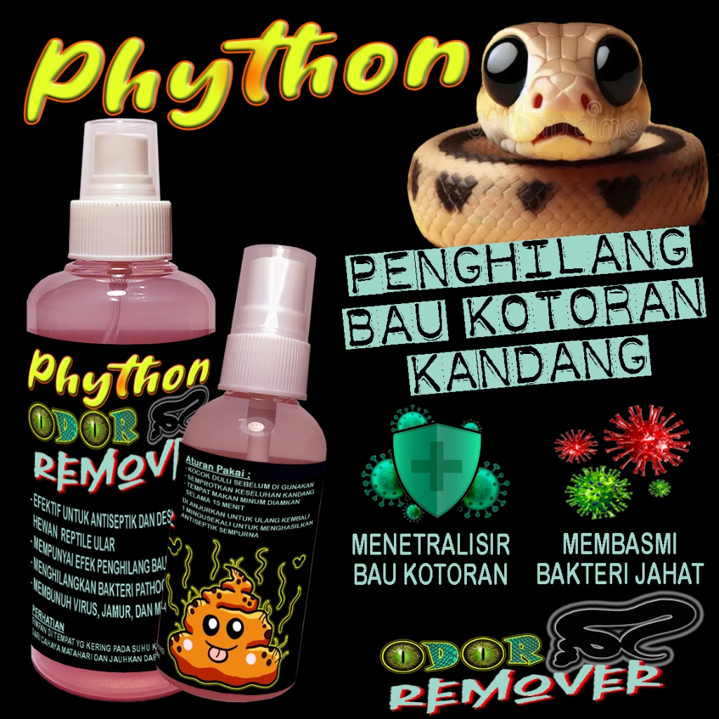 Jual PHYTON ODOR REMOVER ANTISEPTIK SPRAY ANTI BAKTERIAL PENGHILANG BAU ...