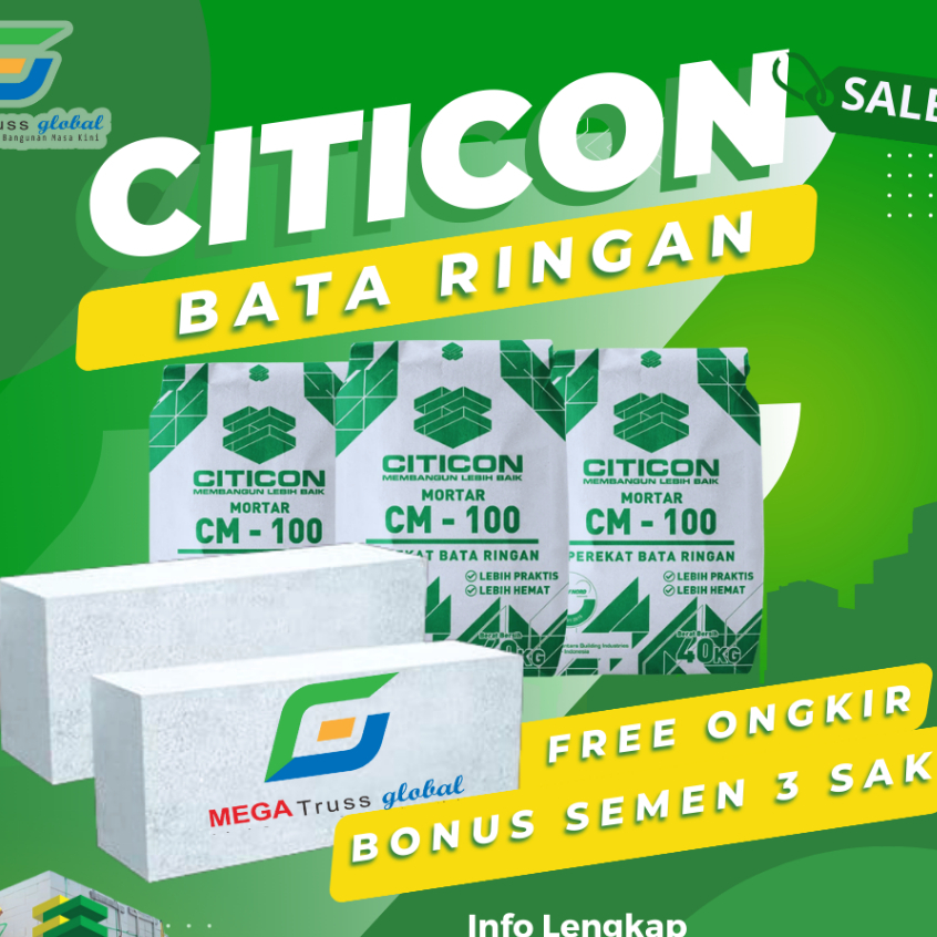Jual Bata Ringan Citicon di Malang, Batu, Pasuruan, Probolinggo ...