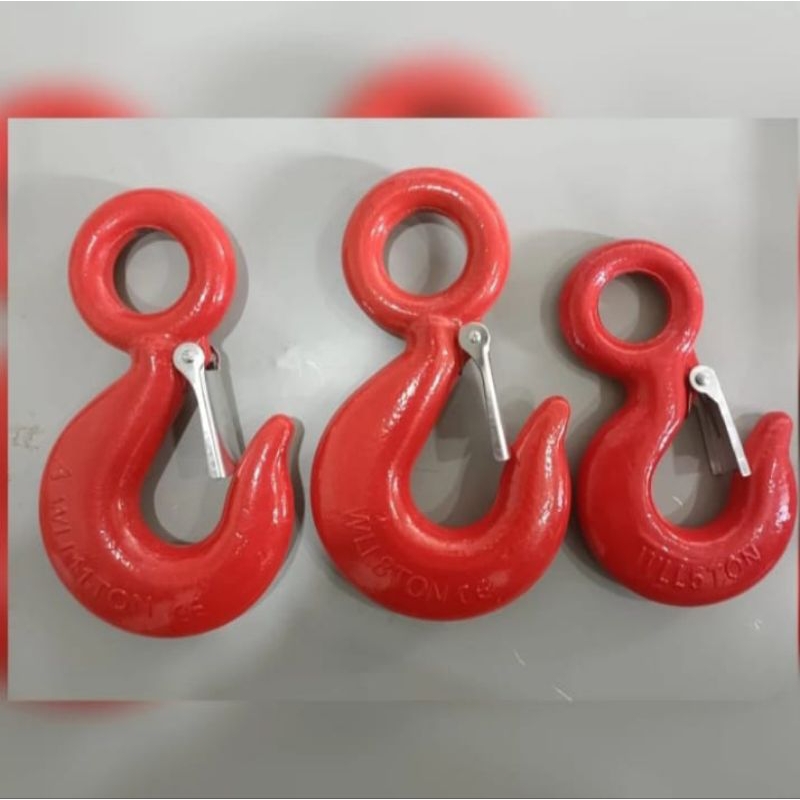 Jual Cargo Hook Eye Sling Hook Chain Hook Cantolan Katrol Takel 1 Ton ...