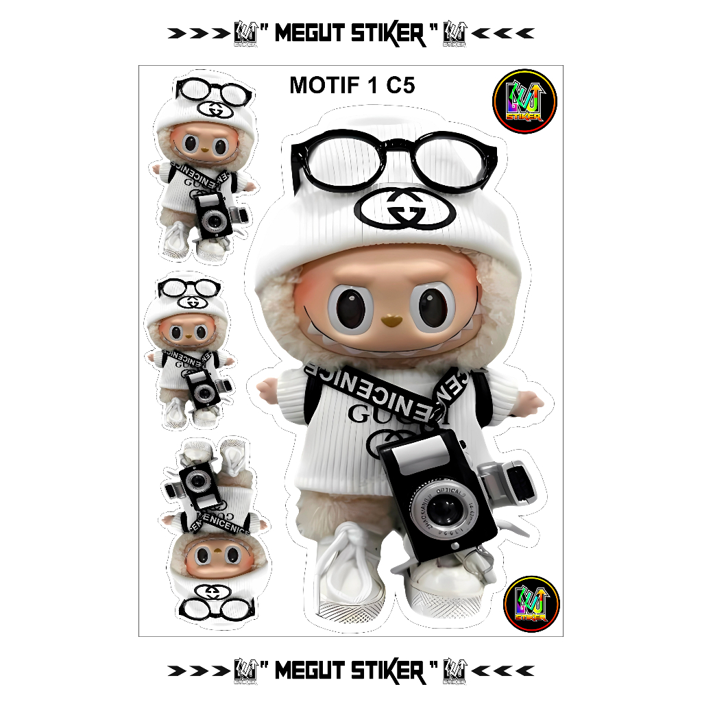 Jual STIKER VINYL LABUBU / STICKER DASBOR DEPAN MOTOR MATIC GAMBAR ...