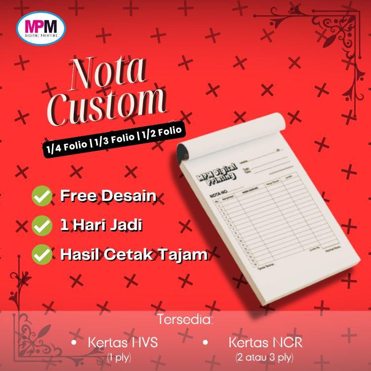 Jual Cetak Nota Murah Hitam Putih | Shopee Indonesia