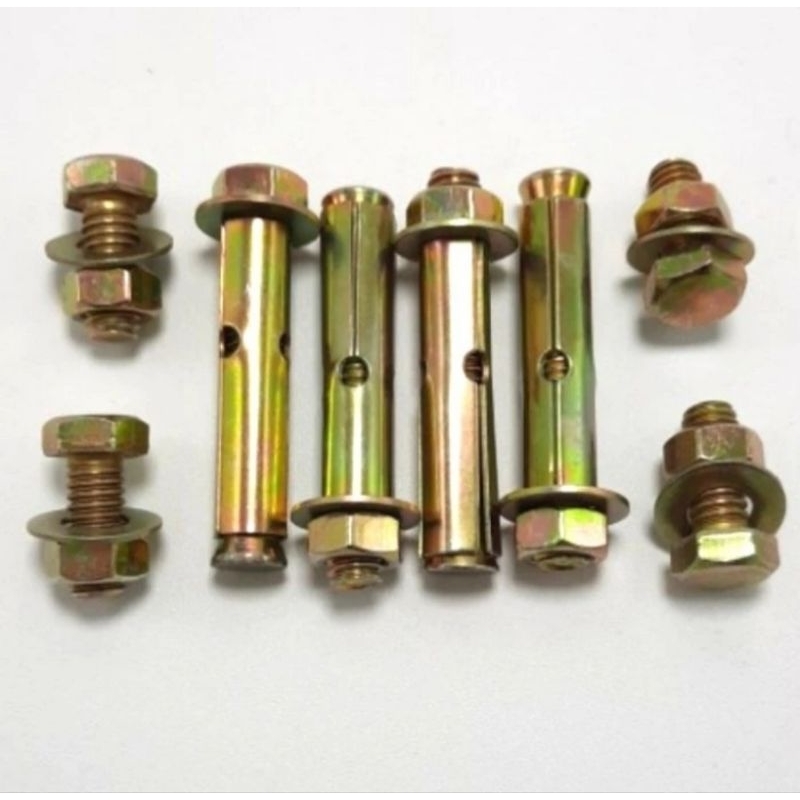 Jual baut dinabolt dyna bolt set ac autdoor M10 | Shopee Indonesia