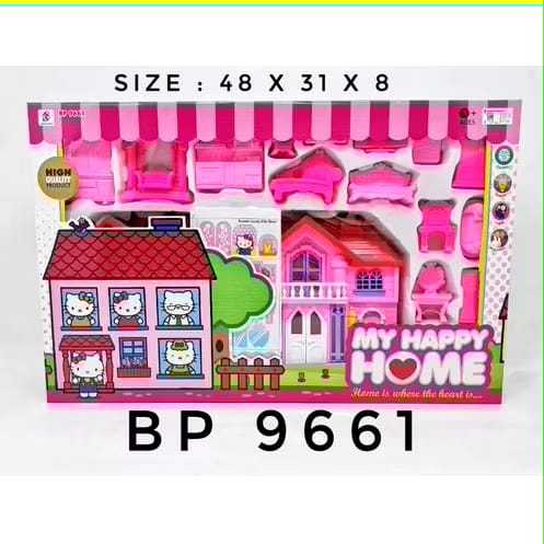 Jual Mainan My Happy Home Rumah Bp 9672 - mainan anak / Rumahan Helo ...
