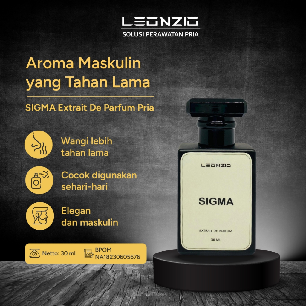 Jual Extrait De Parfum Sigma Netto 30 ml Maskulin Elegan Aroma Aqueous ...