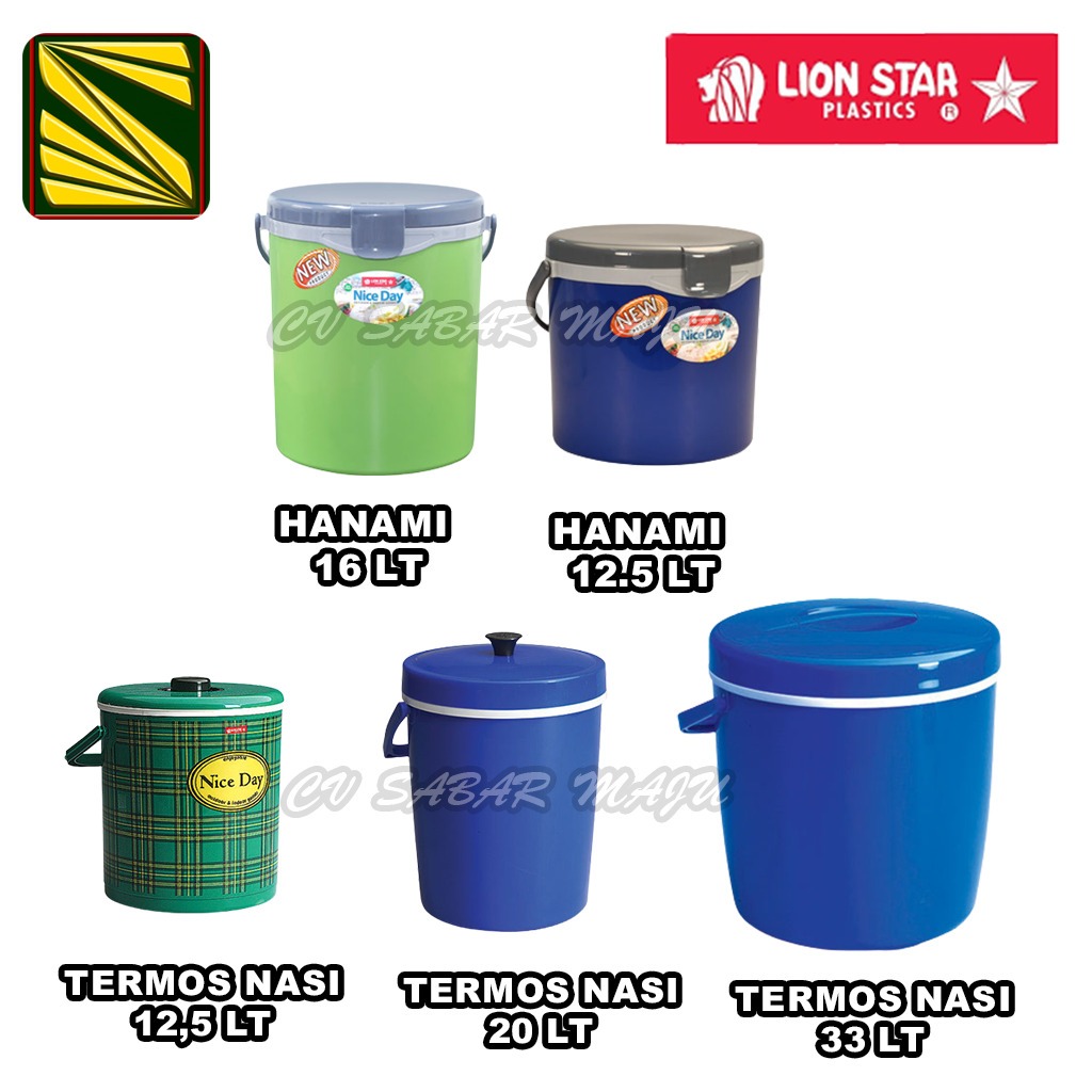Jual Termos Es, Termos Nasi Hanami No. 12.5, 16, 20, 33 Lt Lionstar ...