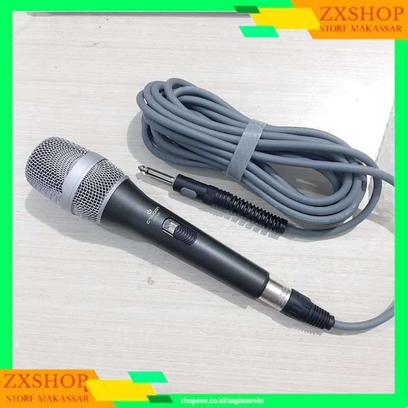 Jual MIC KABEL MICROPHONE CRIMSON CR-60S PLUS KABEL 5 METER ORIGINAL ...