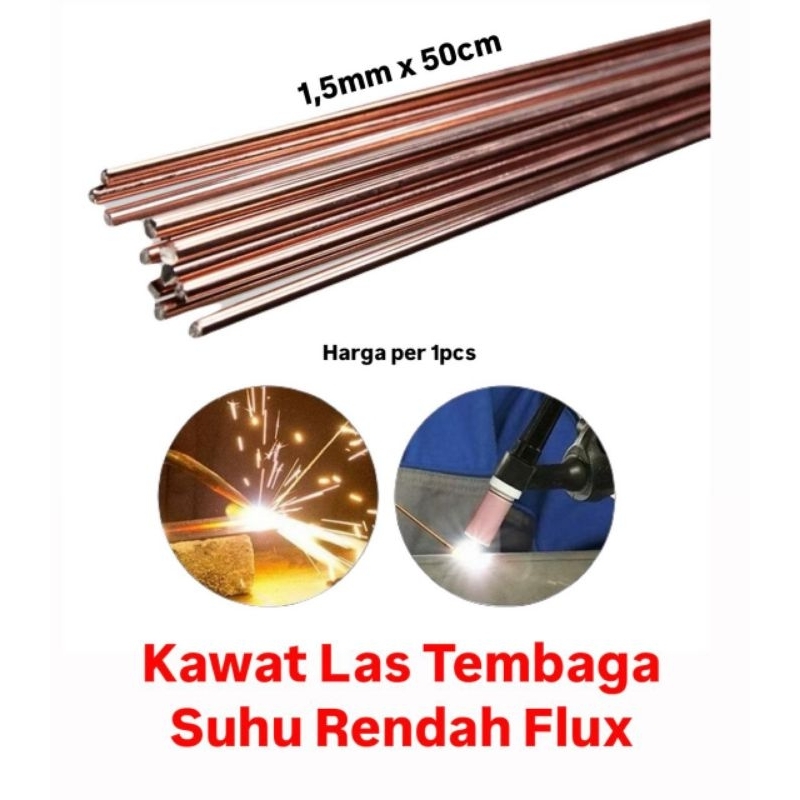 Jual Kawat Las TEMBAGA Suhu Rendah Flux | Shopee Indonesia