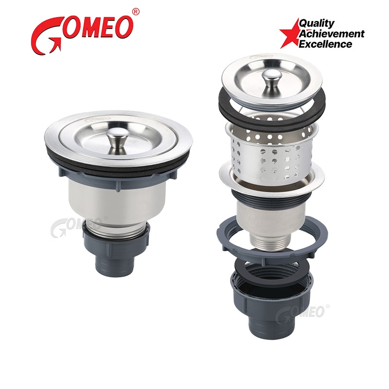 Jual Afur Bak Cuci Piring BCP GOMEO | Stainless Steel Saringan Sink ...