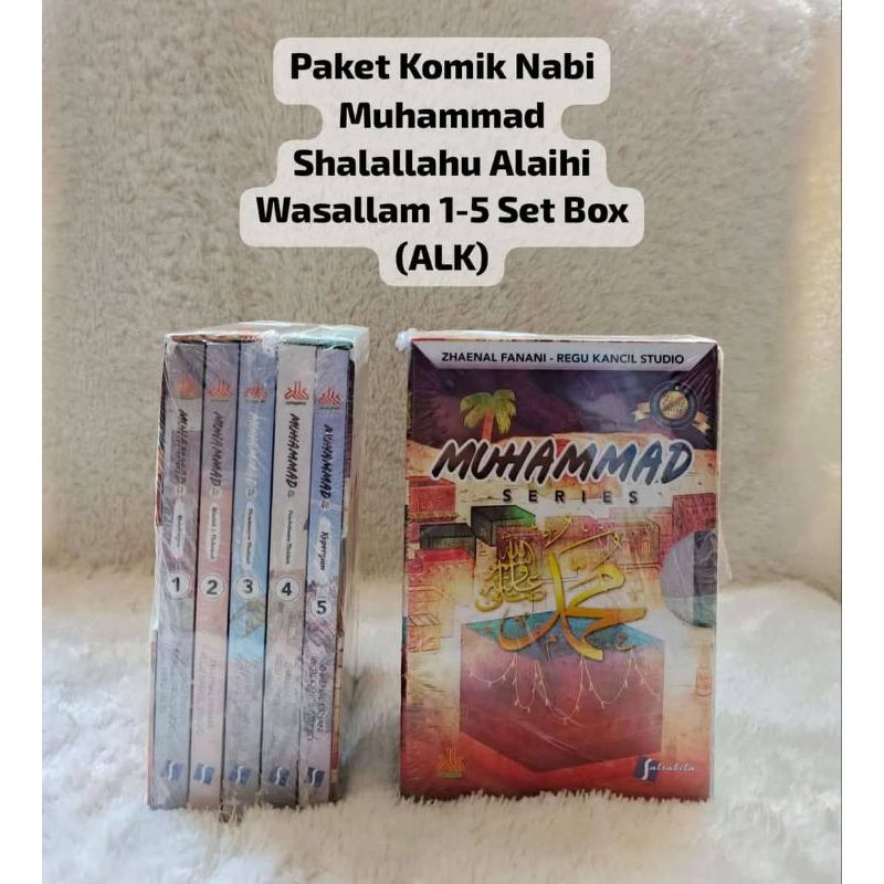 Jual READY - BONUS BOX Komik Nabi Muhammad Seri 1 2 3 4 5 - SIRAH ...