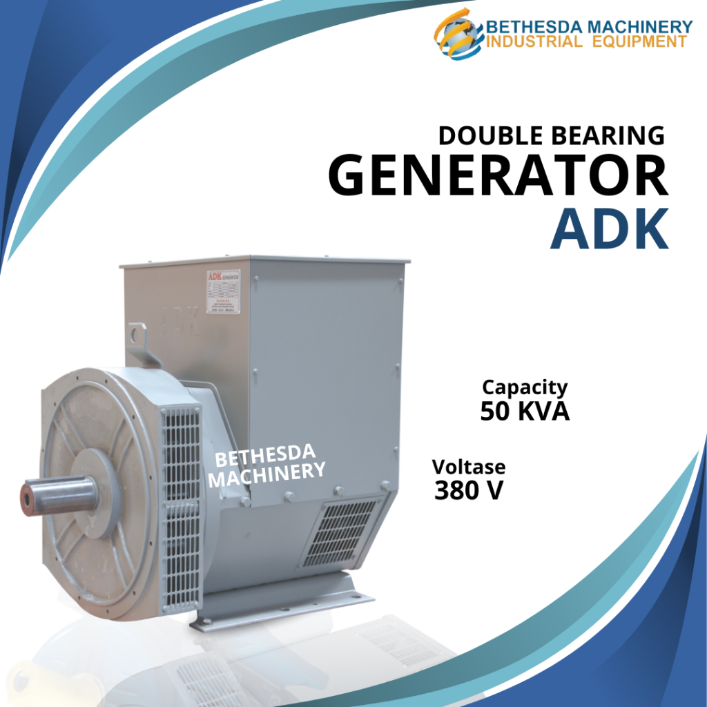 Jual Jual Generator Genset 50 Kva 3 Phase ADK DOUBLE BEARING | Shopee ...