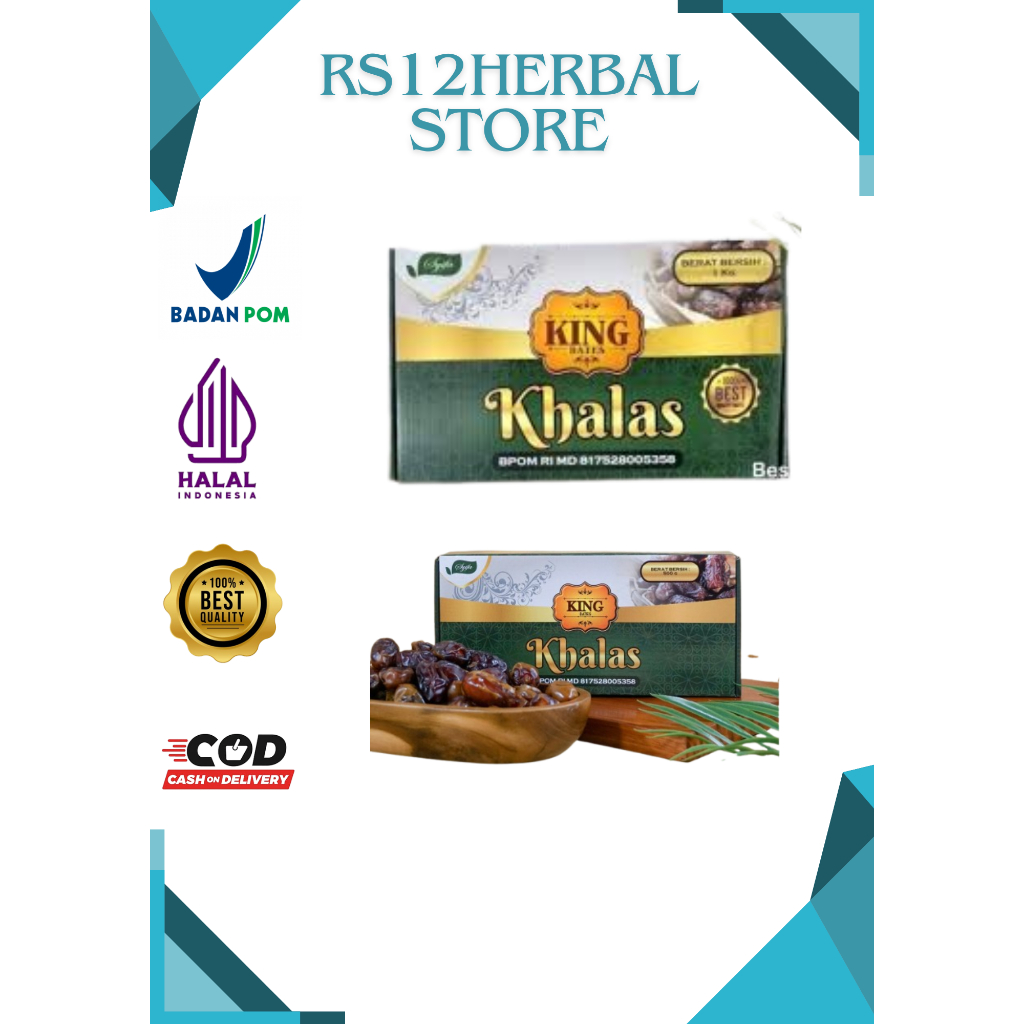 Jual Kurma Khalas King 500 gram dan 1 Kg King Dates Khalas Syifa ...