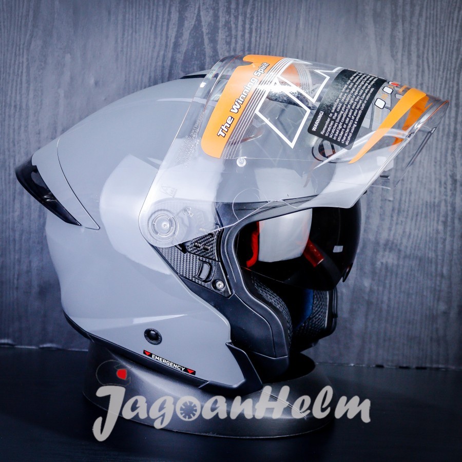 Jual INK HELM TERRA 2 SOLID | GORILA GREY | TERRA2 DOUBLE VI | Shopee ...