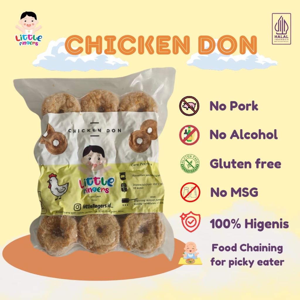 Jual Little Fingers / Chicken Don / Chicken Nugget Bayi / MPASI No MSG ...