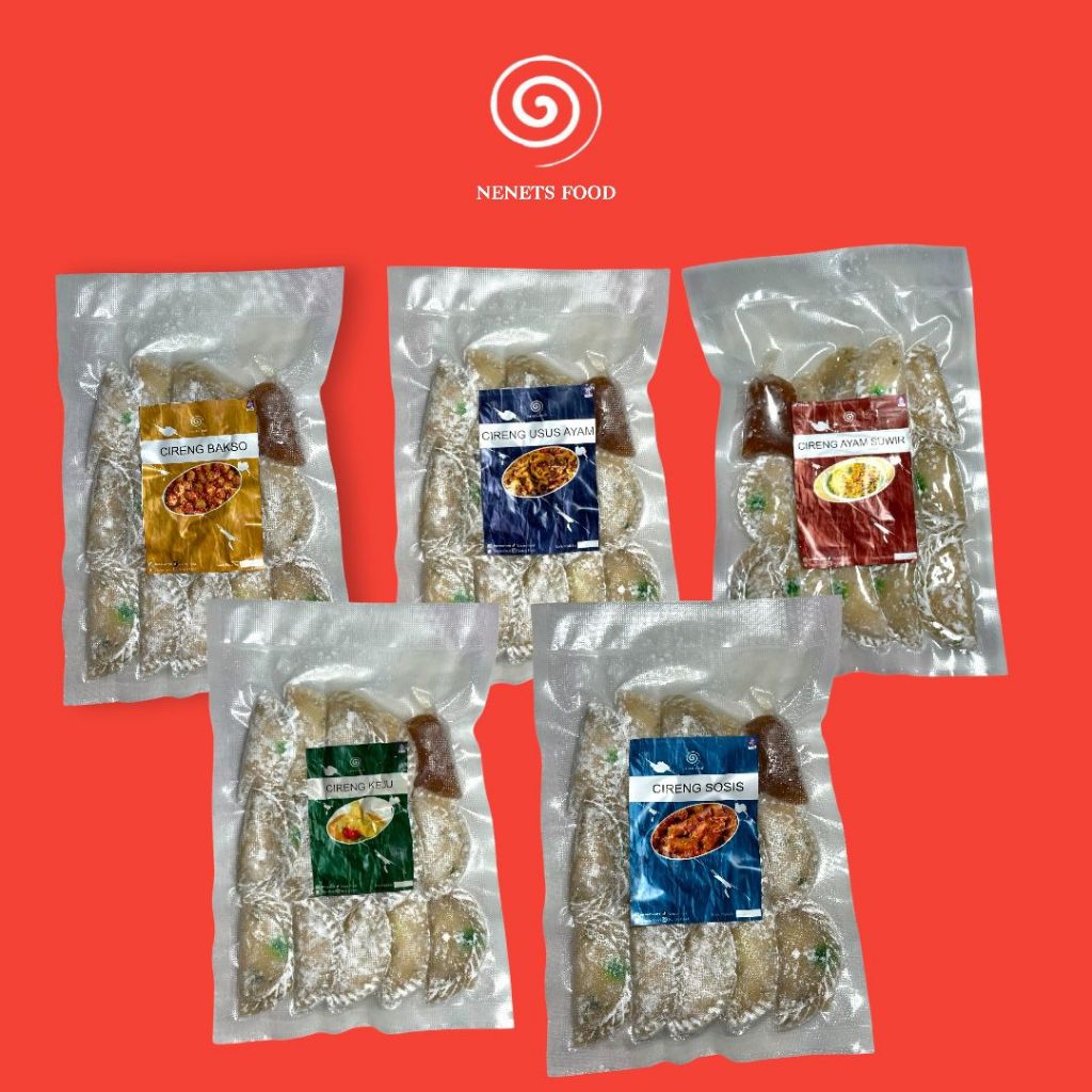 Jual CIRENG NENETS Pilihan Lengkap 5 Varian (Ayam Suwir,Keju,Sosis,Usus ...