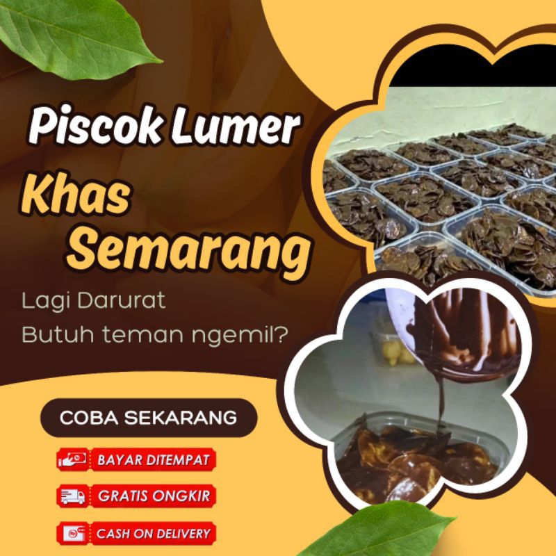Jual Keripik Pisang Lumer Coklat Khas dari Semarang Kemasan 500 ml ...