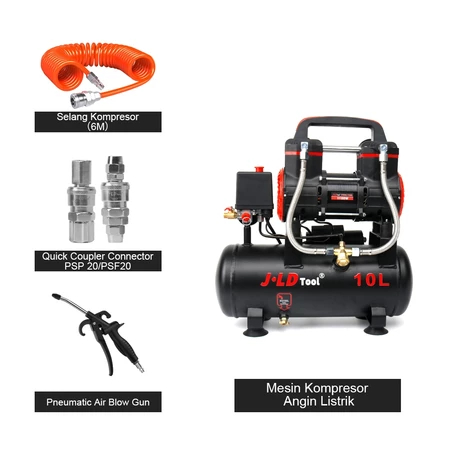Jual JLD Mesin Kompresor Angin Listrik 30L oli-free portabel mini ...
