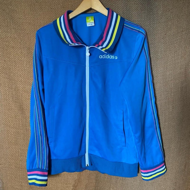 Jual Adidas Neo Label Blue Stripes Jacket Unisex | Shopee Indonesia