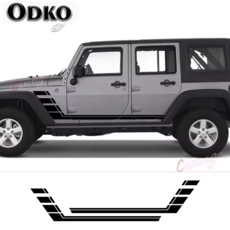 Jual CUTTING STICKER TERBARU MOBIL JEEP, RUBICON, JIMNY, FEROZA, ESCUDO ...