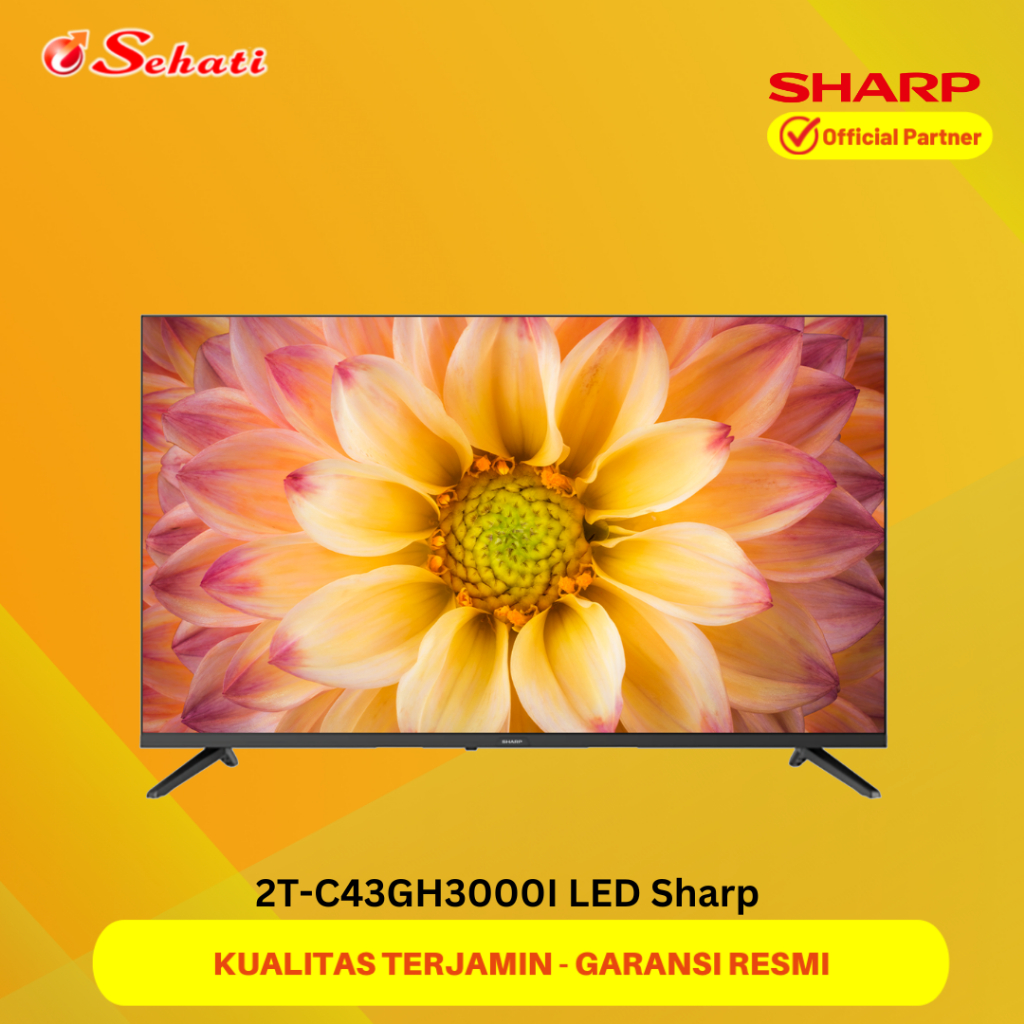 Jual (Chat Admin Untuk Ketersediaan Stock dan Ongkir) SHARP 2T-C43GH3000i LED Sharp 43 Inch 2K ...