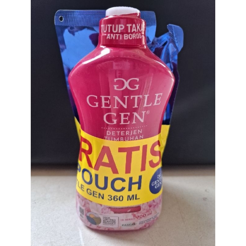 Jual Ready // Gentle Gen Detergent 700ml free pouch 360ml | Shopee ...