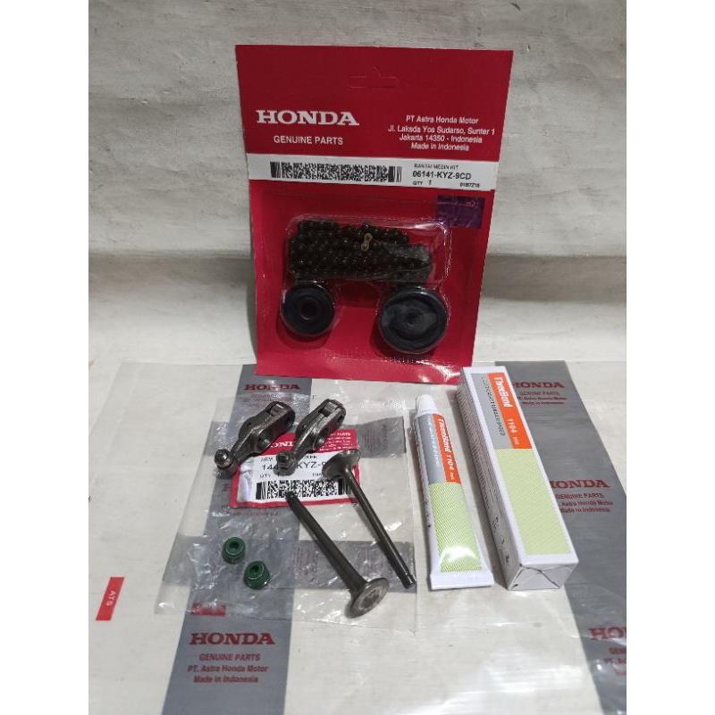 Jual Paket 5Pcs KYZ Honda Supra x 125 Fi Supra x 125 helm in Blade Fi ...