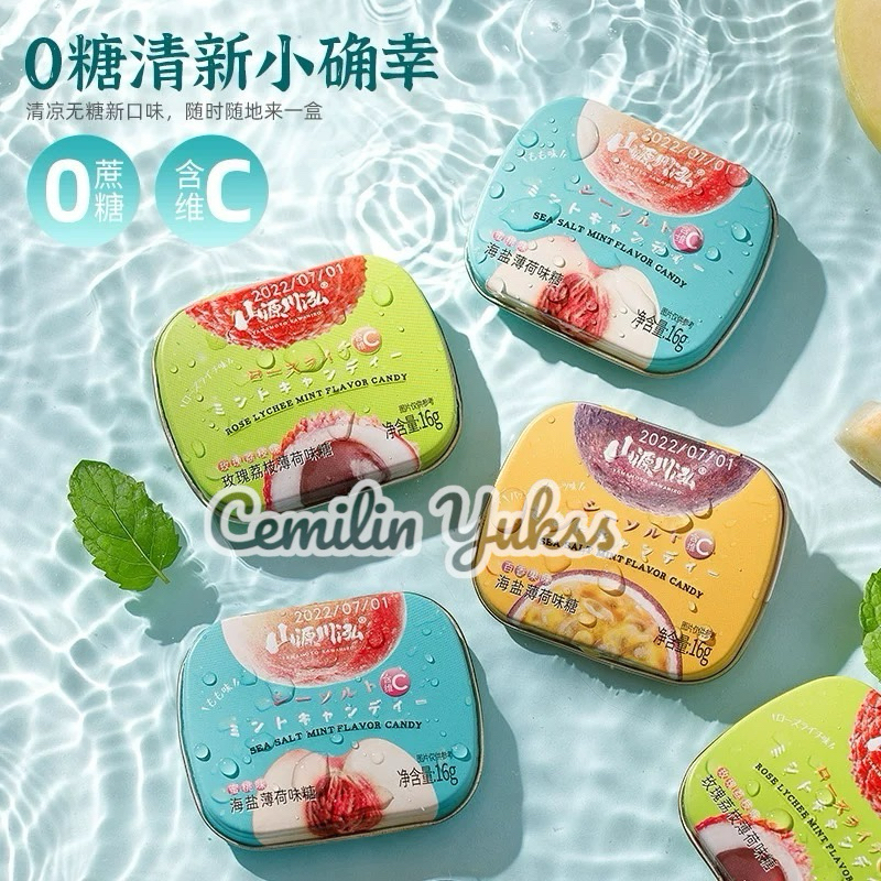 Jual Yamamoto Kawahiro Fruit Mint Candy 16g Permen Mint Rasa Buah Peach Lemon Lychee Watermelon ...