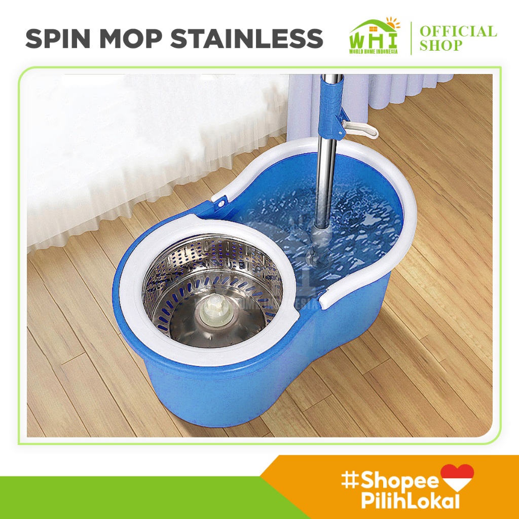Jual World Home Spin Mop Alat Pel Lantai Supermop Berkualitas Alat Pel ...