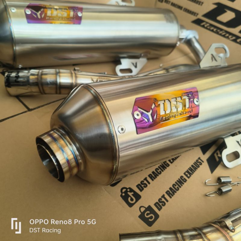 Jual Knalpot standar racing original DST Racing exhaust all matic inlet ...